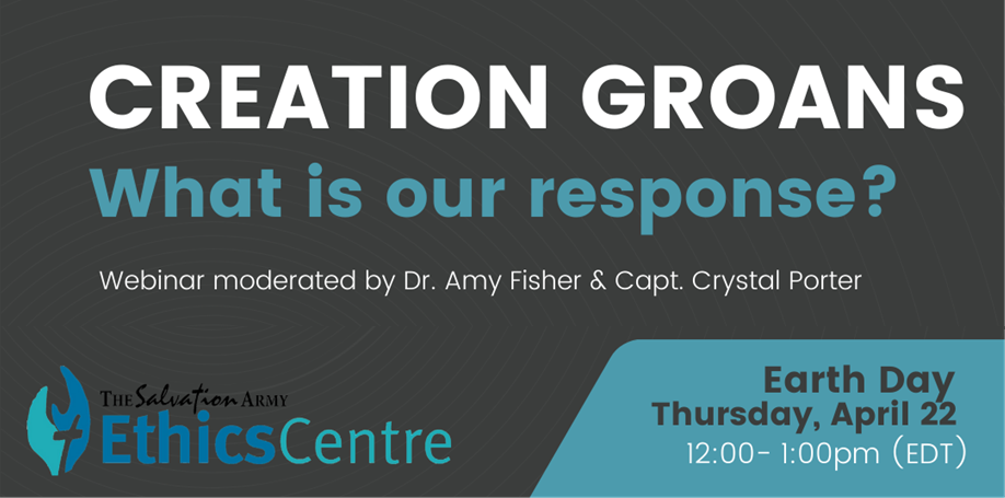Creation Groans: What is our response? - Salvation Army Canada