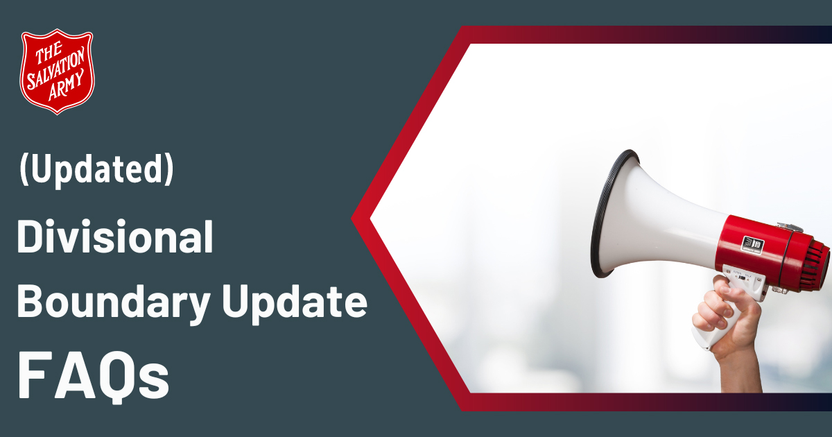 Divisional Boundary FAQs - Salvation Army Canada
